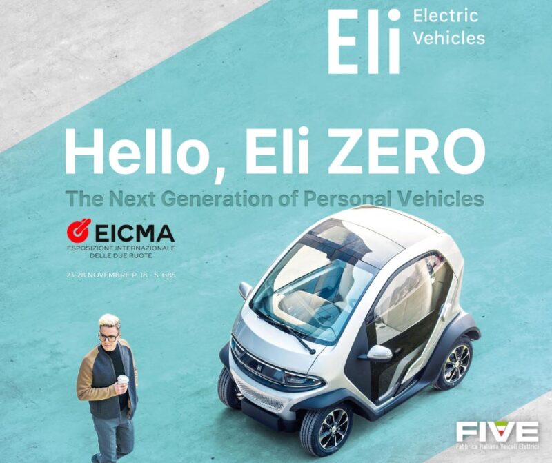 Eli ZERO Plus il nuovo quadriciclo leggero per la prima volta a EICMA ...